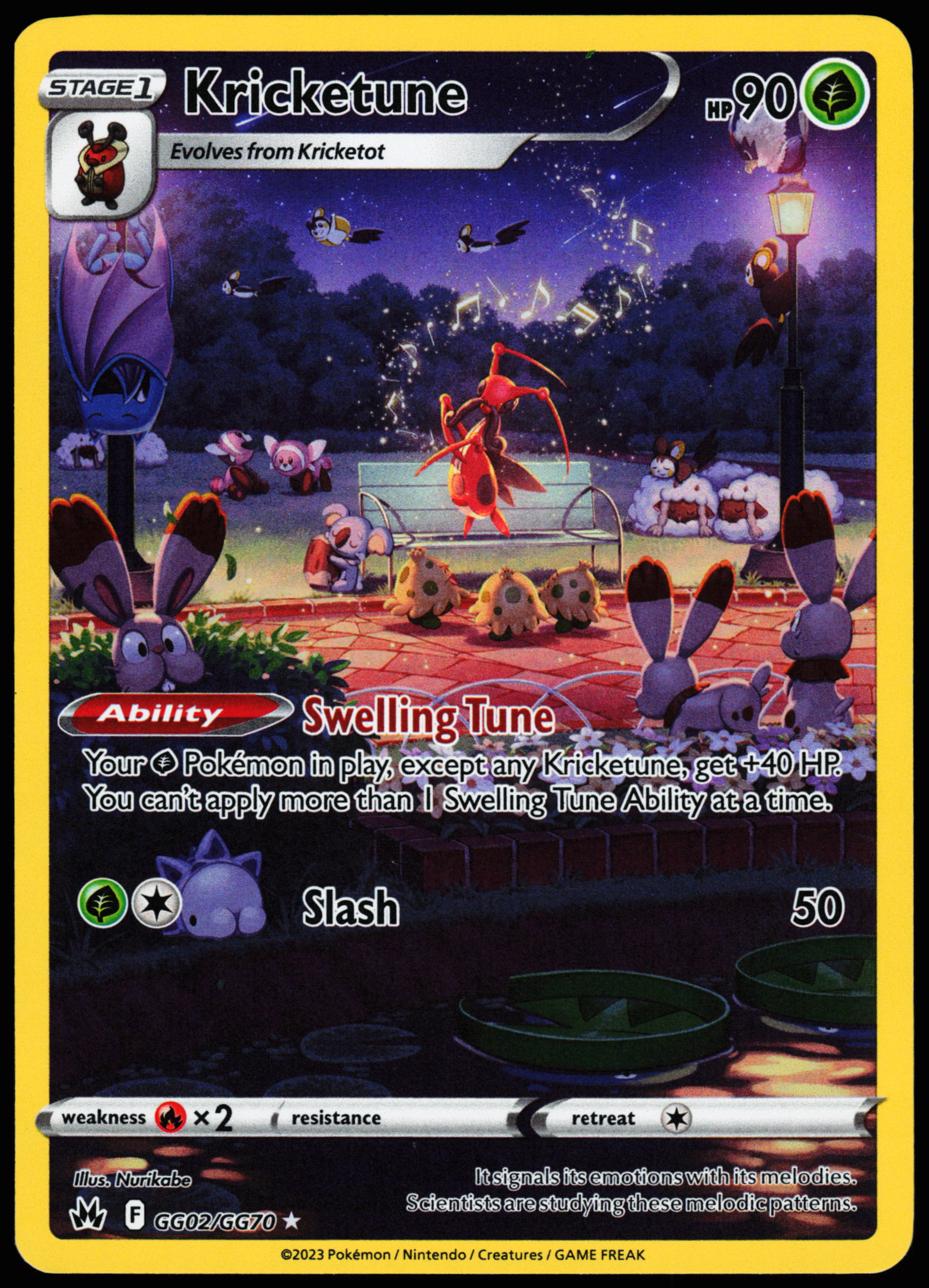 Crown Zenith Kricketune GG02/GG70 – Wenzel TCG