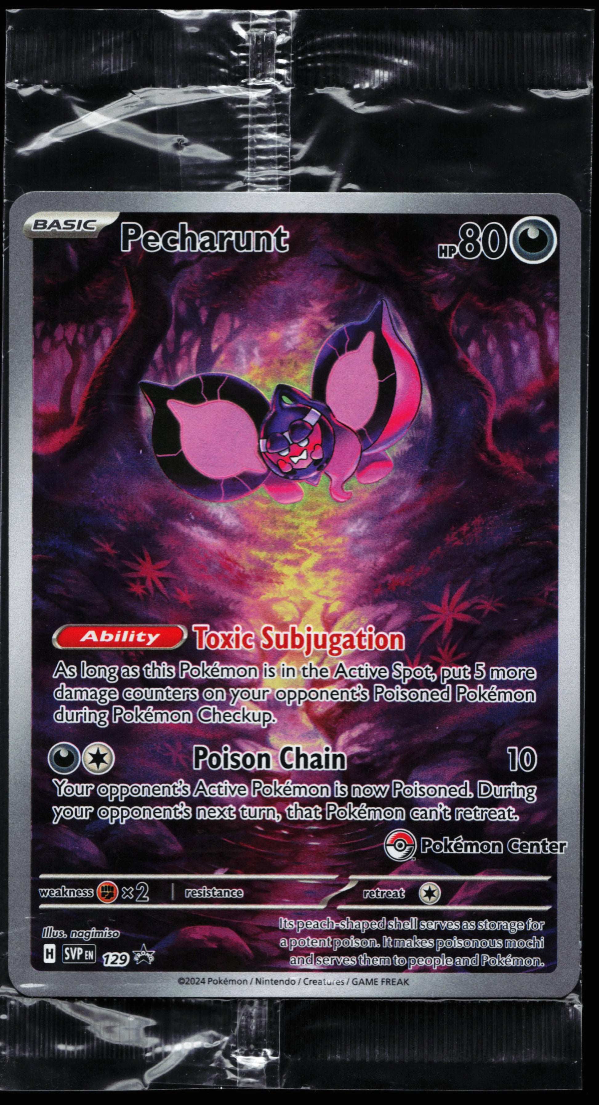 Pokemon Center Promo Pecharunt 129 – Wenzel TCG