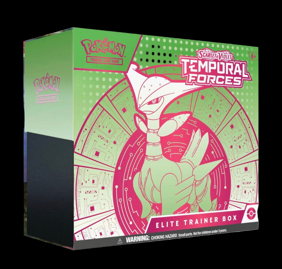 Temporal Forces Elite Trainer Box (Iron Leaves ex) – Wenzel TCG